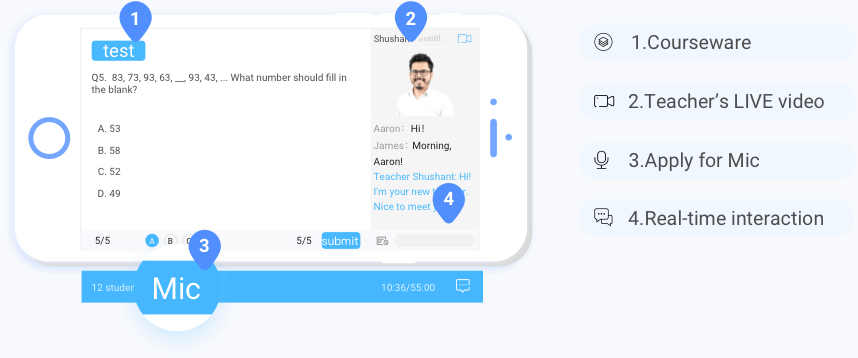 Oda Class - Best LIVE Learning App for Class1-10,CBSE NCERT,LIVE Class