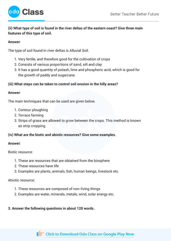 NCERT Solutions for Class 10 Geography Chapter 1