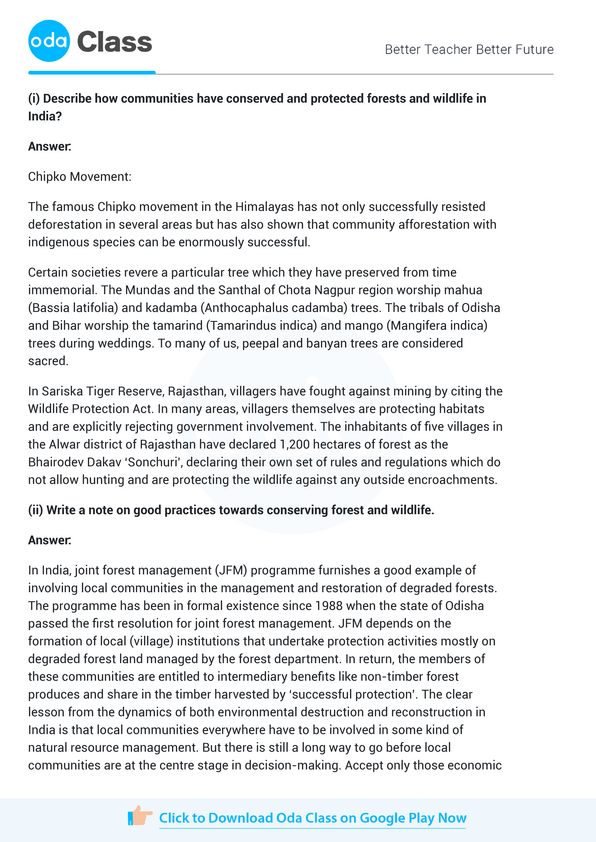 NCERT Solutions for Class 10 Geography Chapter 2