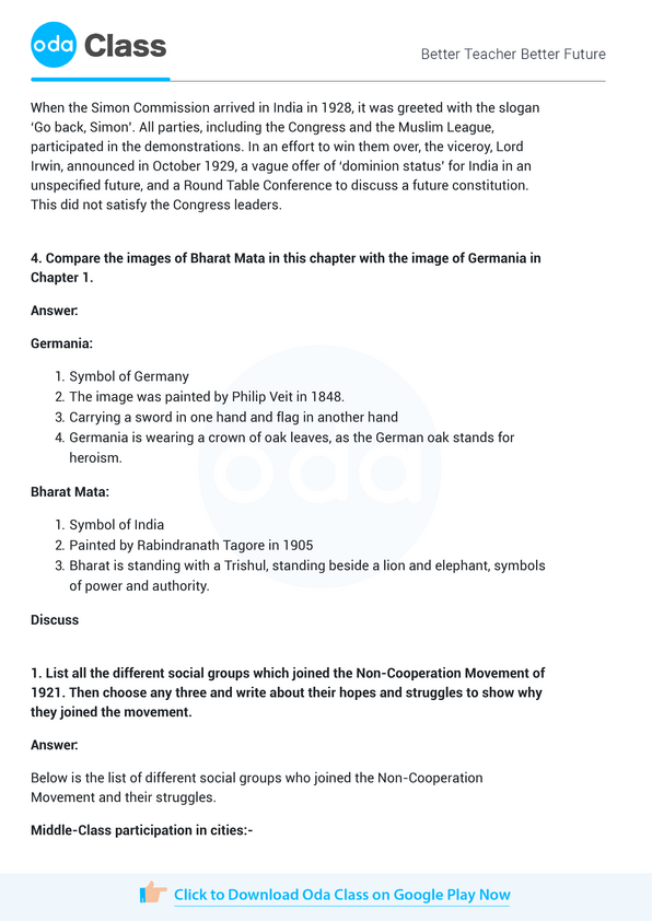 NCERT Solutions for Class 10 History Chapter 2