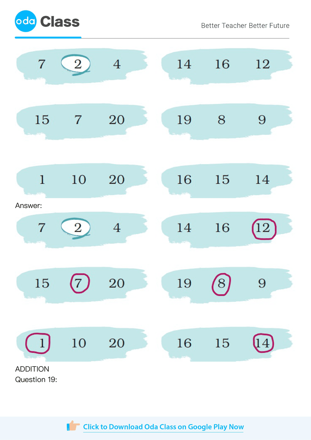 NCERT Solutions For Class 1 Maths Chapter 5 ncert-solutions-for-class-1-maths-chapter-5