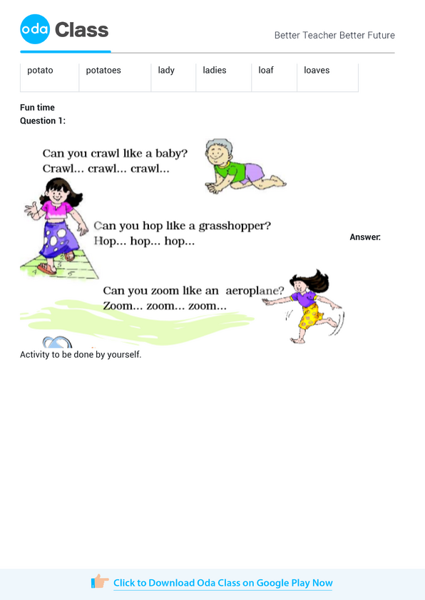 NCERT Solutions for Class 2 English Chapter 14