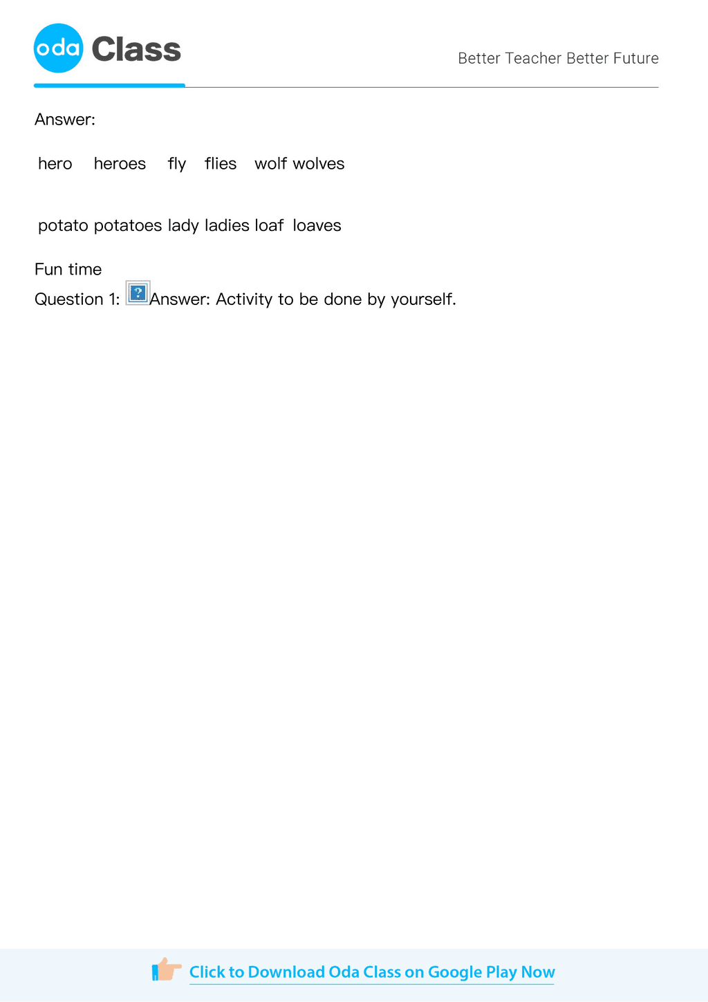 NCERT Solutions For Class 2 English Chapter 14 NCERT Solutions For Class 2 English Chapter 14