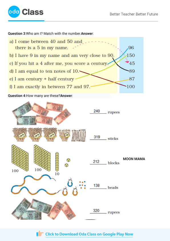 NCERT Solutions For Class 3 Maths Chapter 2