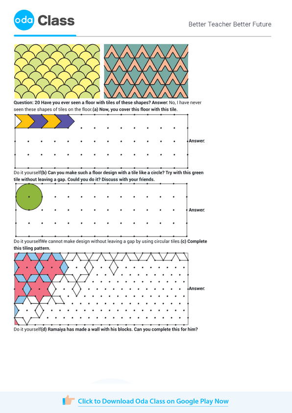 NCERT Solutions for Class 4 Maths Chapter 12