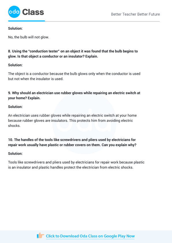 NCERT Solutions for Class 6 Science Chapter 12