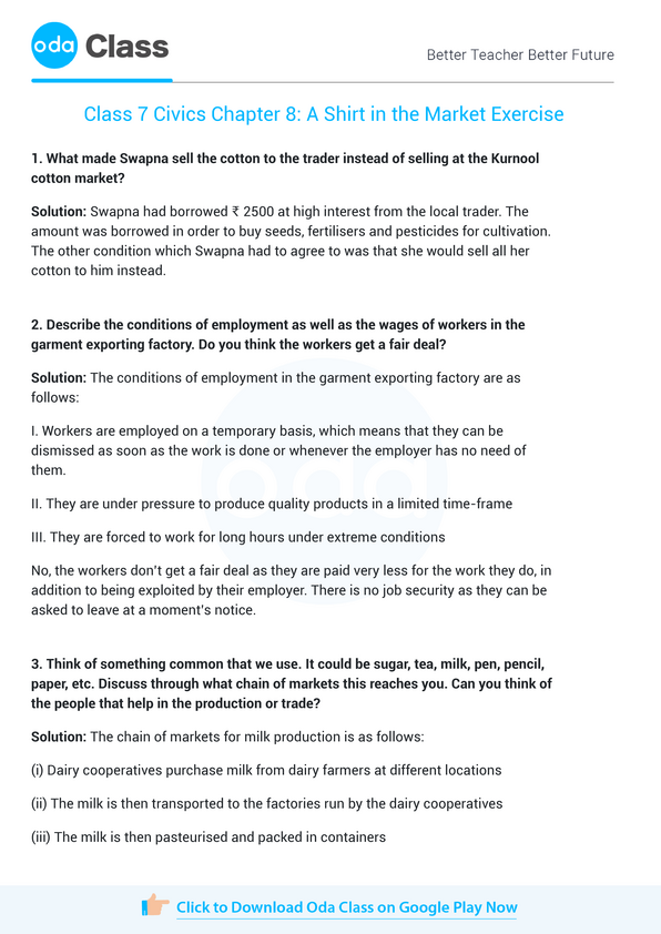 NCERT Solutions for Class 7 Civics Chapter 8