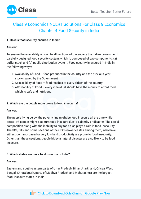 NCERT Solutions For Class 9 Economics Chapter 4 ncert-solutions-for-class-9-economics-chapter-4