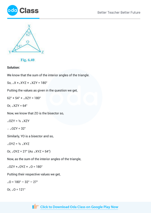 NCERT Solutions for Class 9 Maths Chapter 6